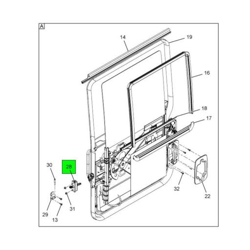 3551973C2 Navistar International | Door Check | Source One Parts Center