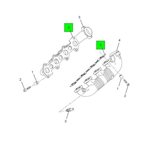 1855240C1 Navistar International | Exhaust Manifold Gasket | Source One ...