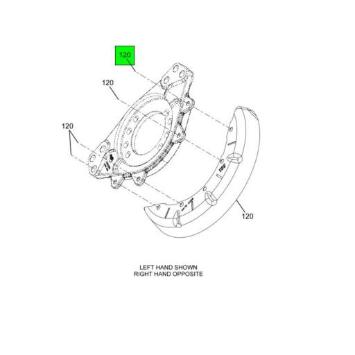 4200945C1 Navistar International | Disc Brake Rotor Shield | Source One ...