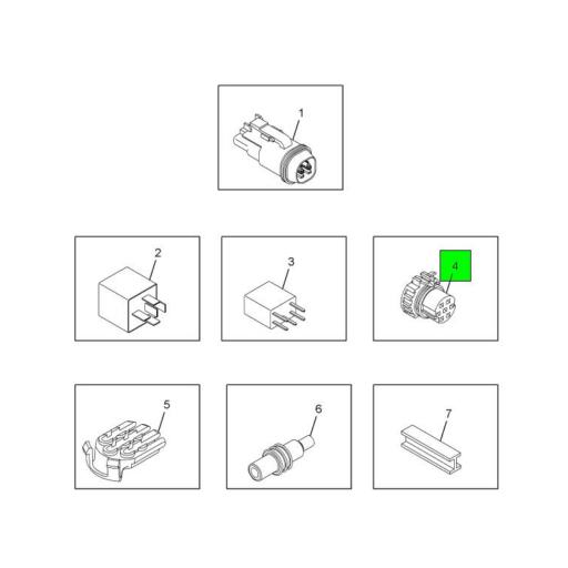 3571887C1 Navistar International | CONNECTOR BODY 7 WAY MALE | Source ...