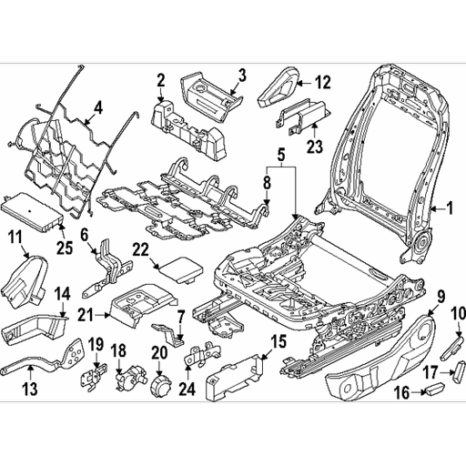 M2DZ14B416D Ford | Seat Track Position Sensor | Source One Parts Center