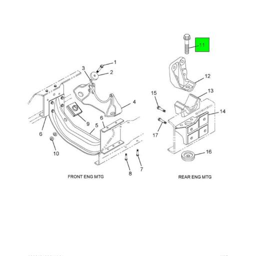 1669024C1 Navistar International | Eye Bolt | Source One Parts Center