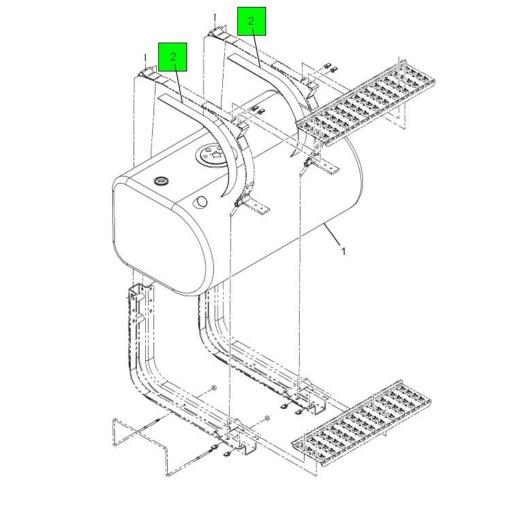 3547711C1 Navistar International | Fuel Tank Strap Lining | Source One ...