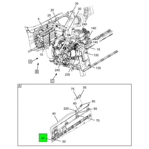 3600231C1 Navistar International | Elbow Fitting 1/2 in | Source One ...