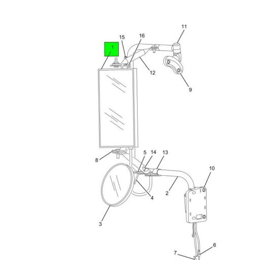 2505256C91 Navistar International | Left-Hand Motorized Heated and ...