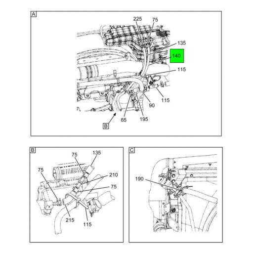 3871439C2 Navistar International | Low-Temperature Silicone EGR Hose ...