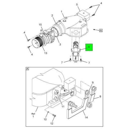 5012972R91 Navistar International | I334 EGR Valve Kit | Source One ...