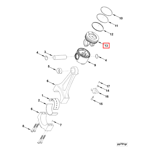 4013045 Cummins | Piston Top | Source One Parts Center