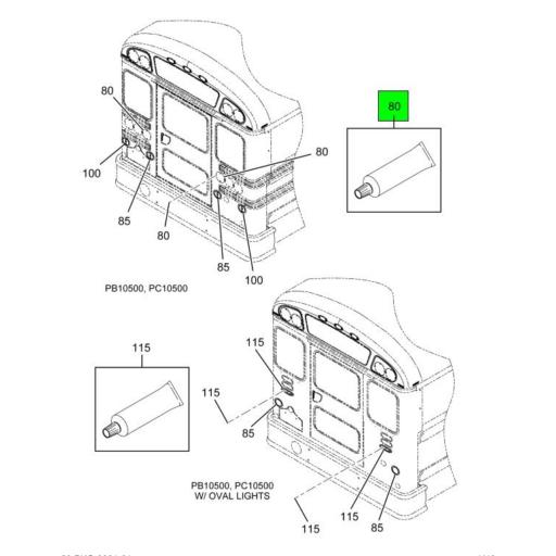 3784743C1 Navistar International | LED Backup Light 7 in White Sound ...