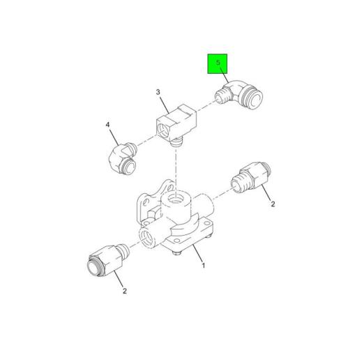 2017515C1 Navistar International | Elbow 90 Degree 3/8 in MPT x 1/2 in ...