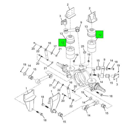 2606704C1 Navistar International | Cushion Load Guard Spring 9 | Source ...