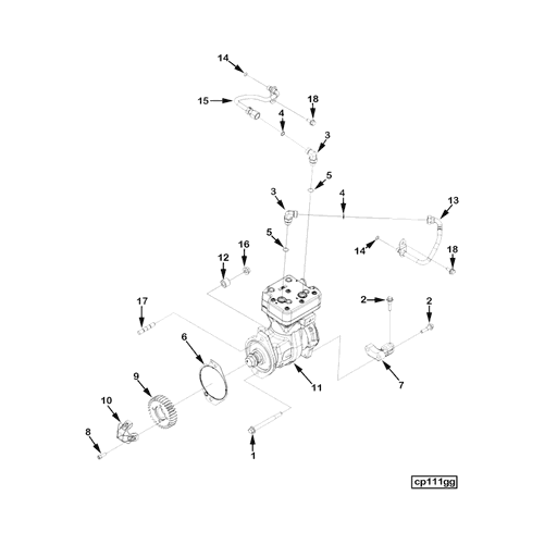 4337586 Cummins | Air Compressor Gasket Kit | Source One Parts Center