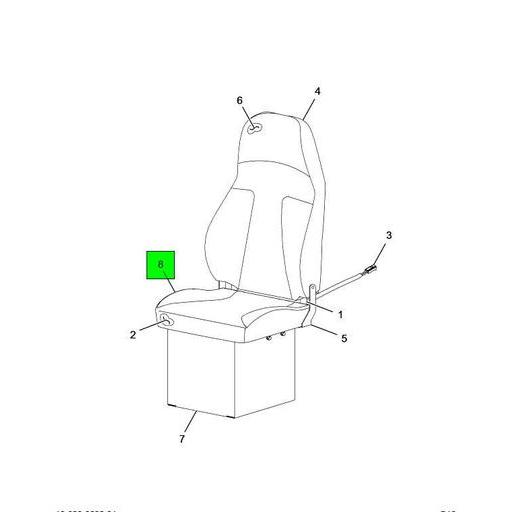 2519919C1 Navistar International | Cushion Cover Assembly | Source One ...