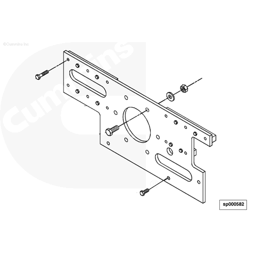 3162464 Cummins | Rollover Stand Plate | Source One Parts Center