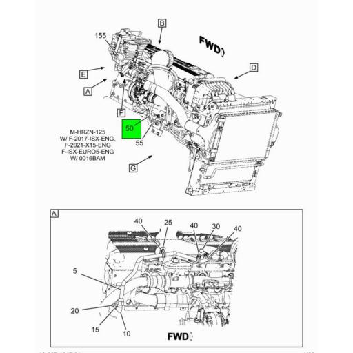 4056725C1 Navistar International | Heater Return Fluid Pipe Assembly ...