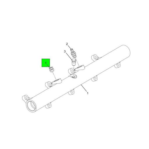1840295C93 Navistar International | Oil Rail Fitting with Check Valve ...