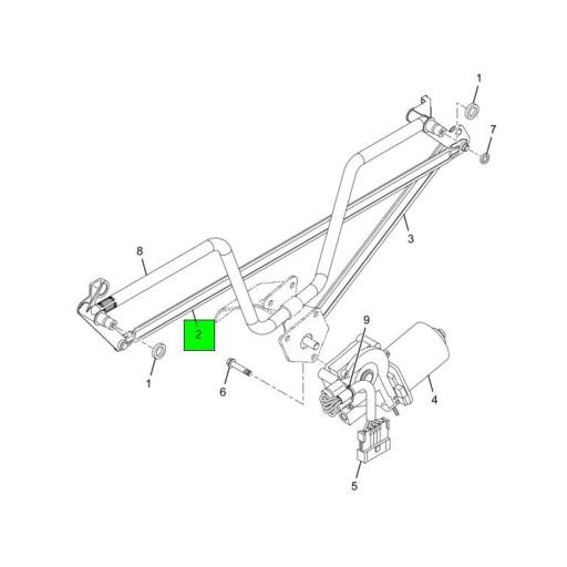 2589164C1 Navistar International | Windshield Wiper Motor Linkage ...