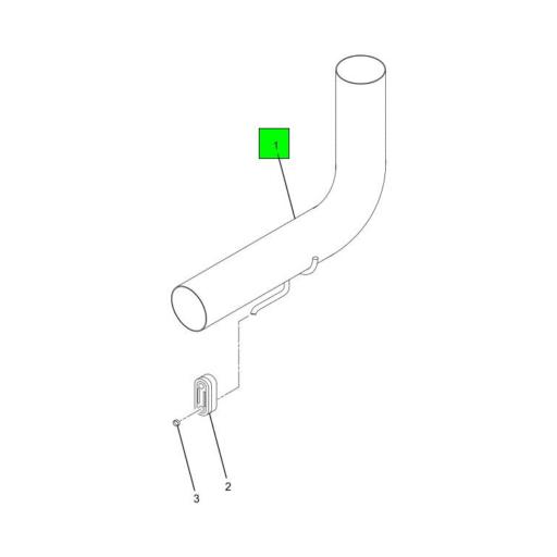 3591087C1 Navistar International | Exhaust Pipe Intermediate Heavy-Duty ...