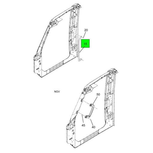3828559C2 Navistar International | HANDLE GRAB | Source One Parts Center