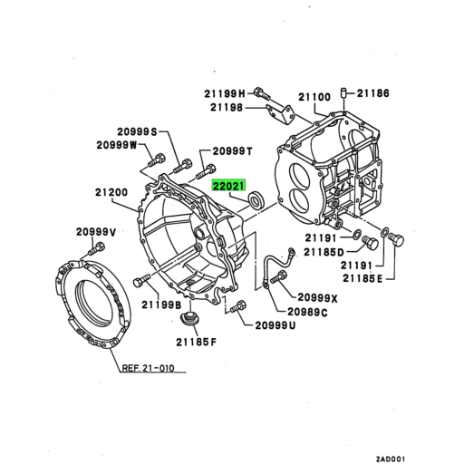 ME620713 Mitsubishi FUSO | Manual Transmission Main Drive Pinion Oil ...