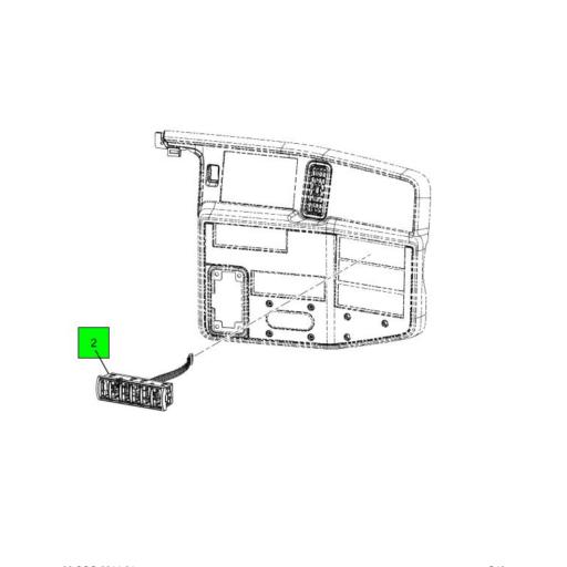 4057689C5 Navistar International | DIN Multiplex Switch Housing 6 ...