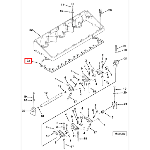 3039114 Cummins | Rocker Lever Housing Gasket | Source One Parts Center