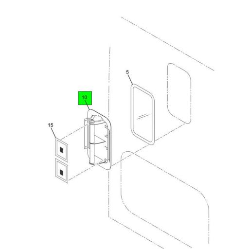 3894243C1 Navistar International | Sleeper Box Ventilator | Source One ...