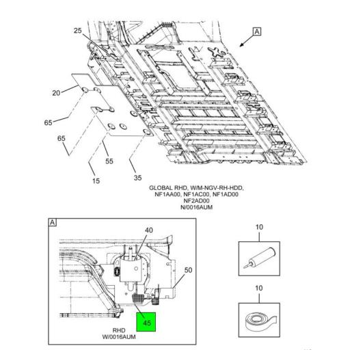 3881659C1 Navistar International | Dash Panel Insulator Right-Hand ...
