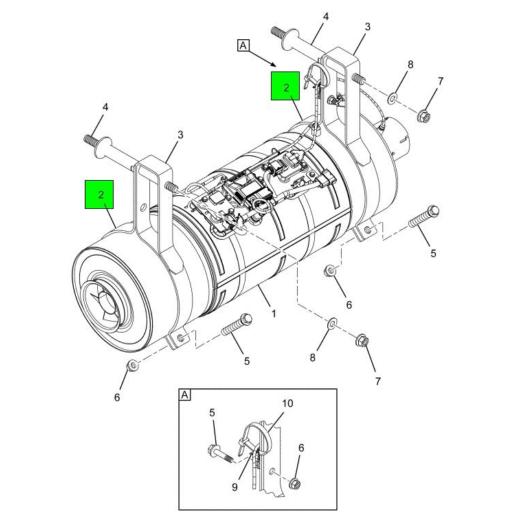 4027943C1 Navistar International | Muffler Support Strap SCR | Source ...