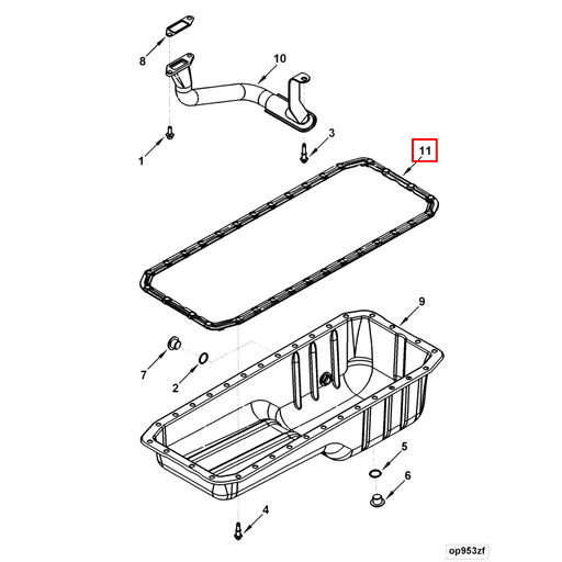 3959797 Cummins | Oil Pan Gasket | Source One Parts Center