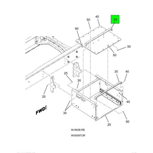 3990637C1 Navistar International | BRACE BATTERY BOX COVER | Source One ...