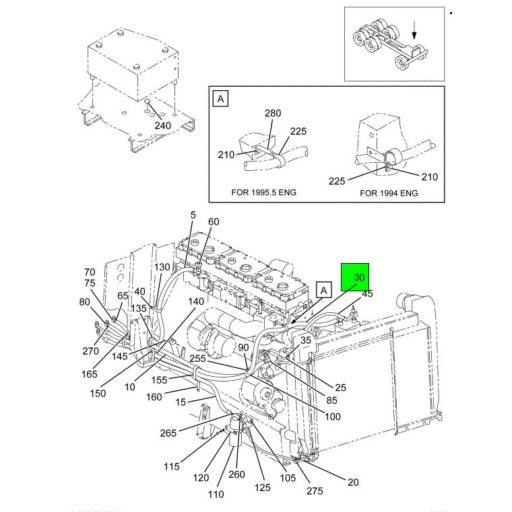 2014874C91 Navistar International | Flexible Refrigerant Hose A/C ...