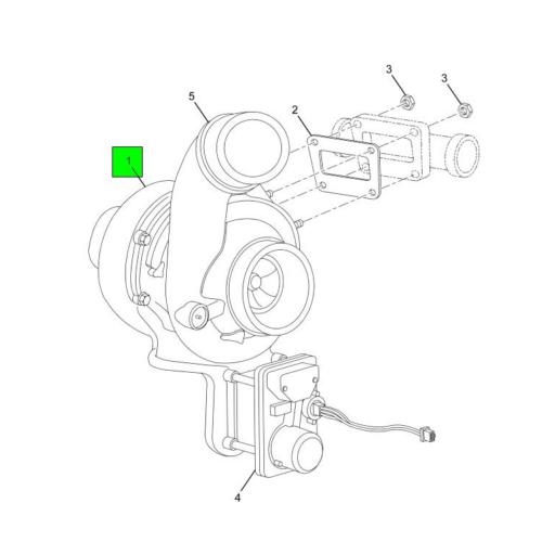5010314R96 Navistar International | Remanufactured Turbocharger Kit 466 ...