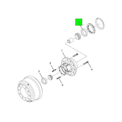 2596466C1 Navistar International | Wheel Stud | Source One Parts Center