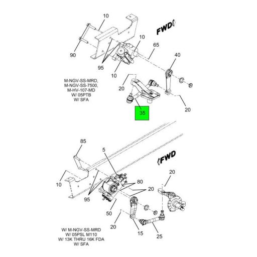 4021861C91 Navistar International | Steering Drag Link 160 TL | Source ...