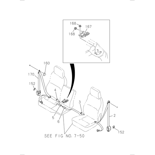 8-97404-846-0 Isuzu | Rr Seat Ctr Belt | Source One Parts Center