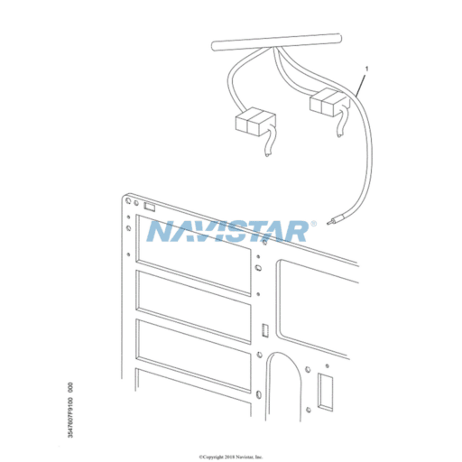 3547279C93 Navistar International | Antenna Cable Assembly | Source One ...