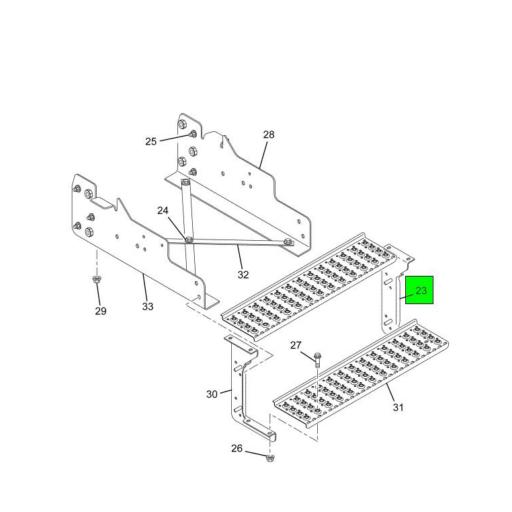 3536422C2 Navistar International | Bracket Mounting Step Right-Hand ...