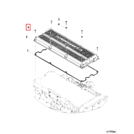 3689758 Cummins | Captive Sleeve Cap Screw | Source One Parts Center