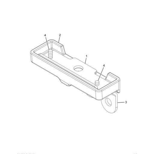 4060578C1 Navistar International | Middle Hold-Down Battery Retainer ...