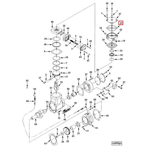 3559096 Cummins | Air Compressor Gasket | Source One Parts Center