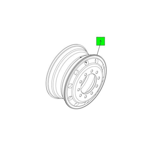 3782302C1 Navistar International | WHEEL DISC 225X1225DC 285 ALUMINUM ...