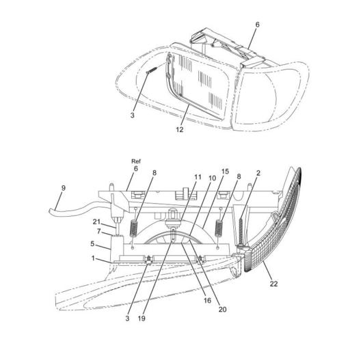 3571705C93 Navistar International | Right Turn Headlight Sealed-Beam ...