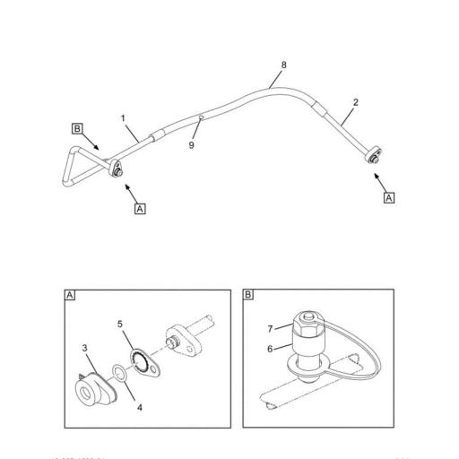 4043508C91 Navistar International | Hose Air Conditioning Condenser to ...
