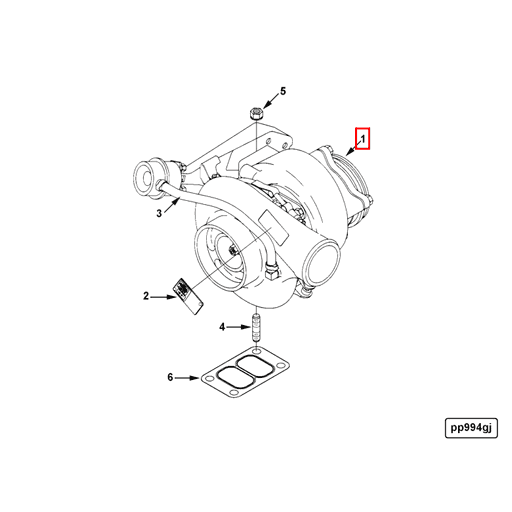 2839486 Cummins | Turbocharger | Source One Parts Center