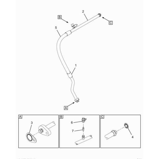4159959C91 Navistar International | Hose Air Conditioning Assembly ...
