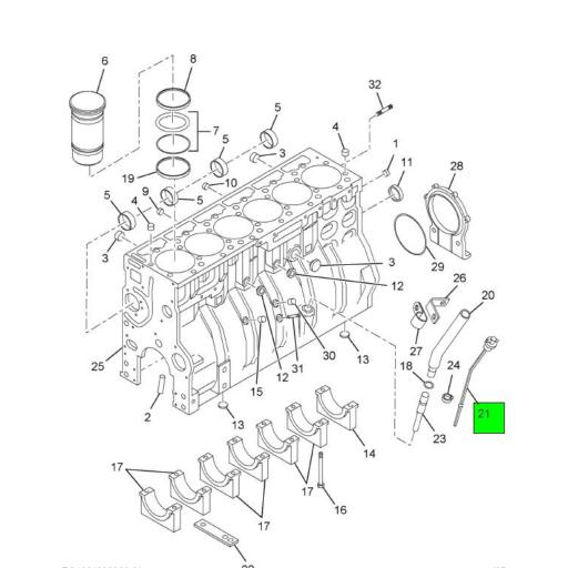 1820396C2 Navistar International | Oil Level Gauge | Source One Parts ...