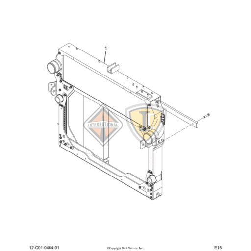 2606177C91 Navistar International | Radiator/Charge Air Cooler CAC ...