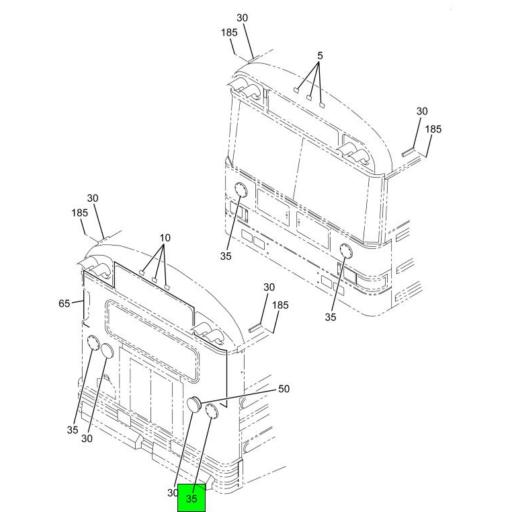 2209291C92 Navistar International | Clearance/Marker Light Assembly ...