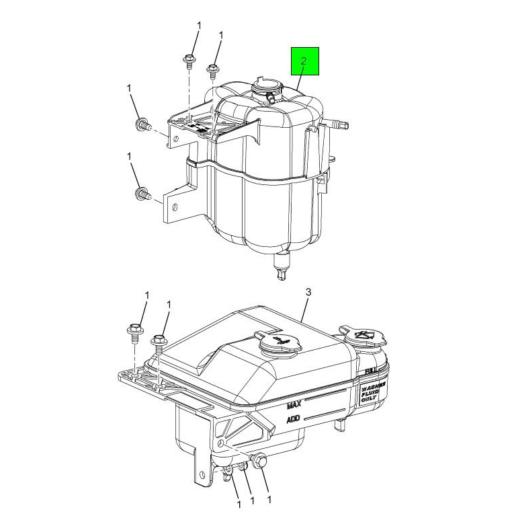 2507478C2 Navistar International | Radiator Deaeration Tank | Source ...